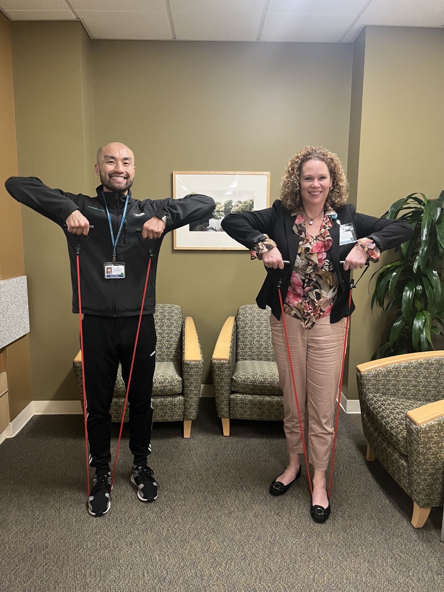 Resistance Band Upright Row – Live Well Be Well