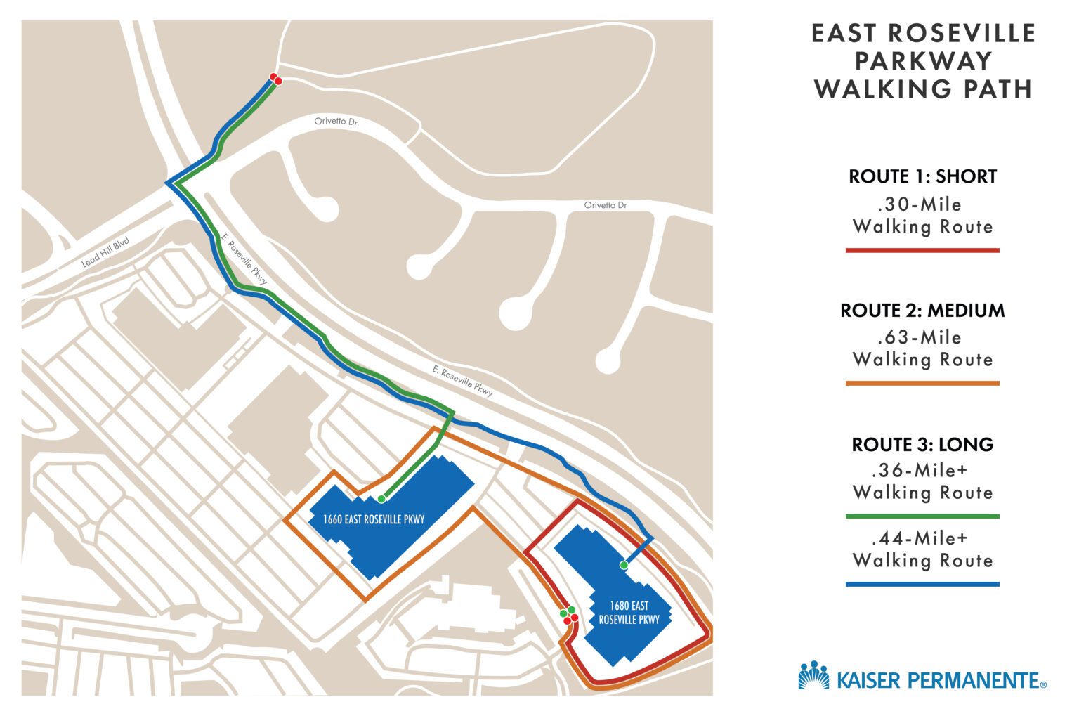 Facility Walking Map | Live Well Be Well
